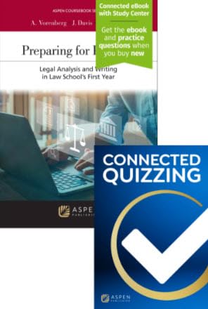 Bundle: Preparing for Practice: Legal Analysis and Writing in Law ...