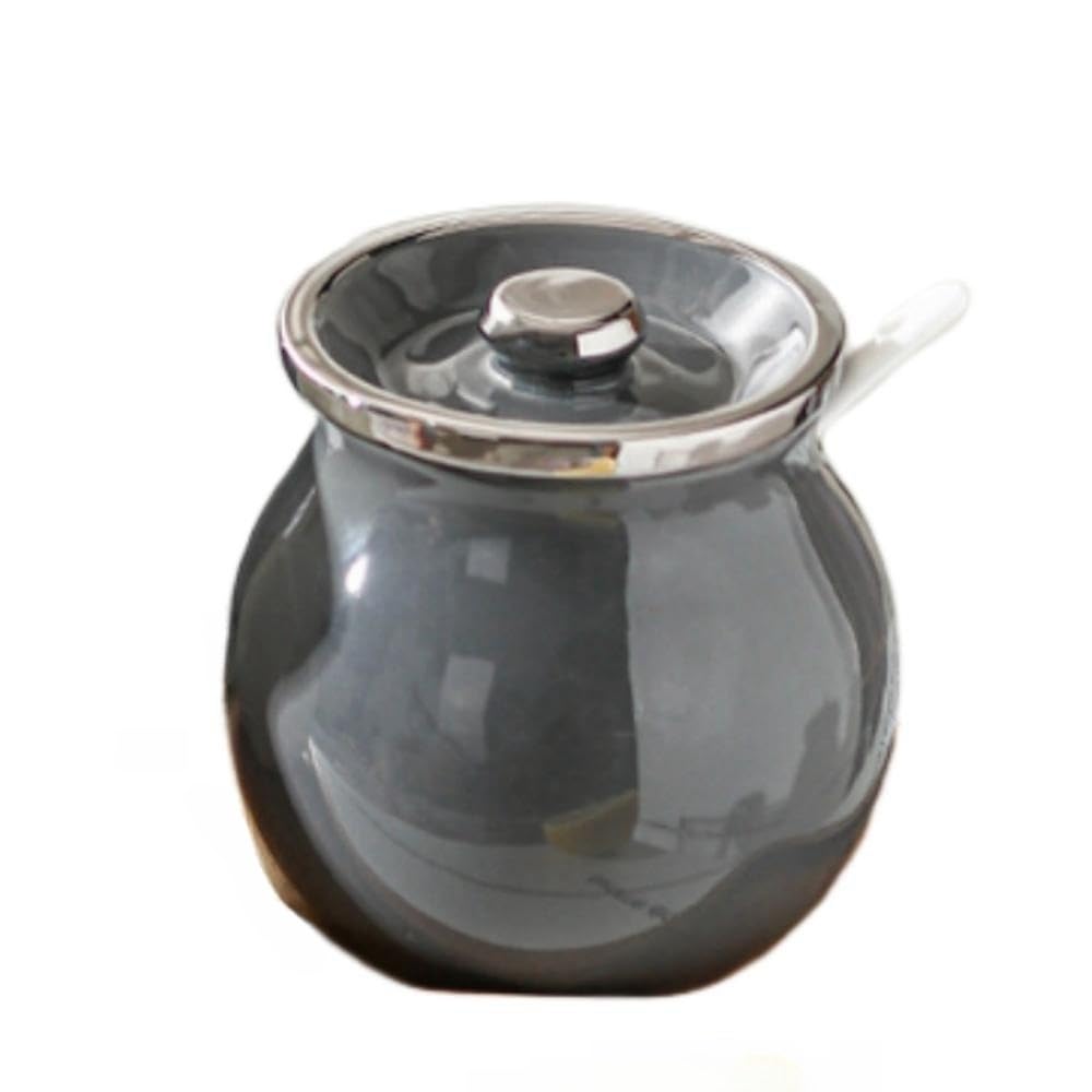 Amazon.com: Grease Collector,Bacon Grease Container with Lid & Spoon ...