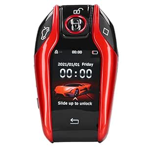 Smart Remote Car Key, LCD Touch Screen Keyless Entry Smart Key ...