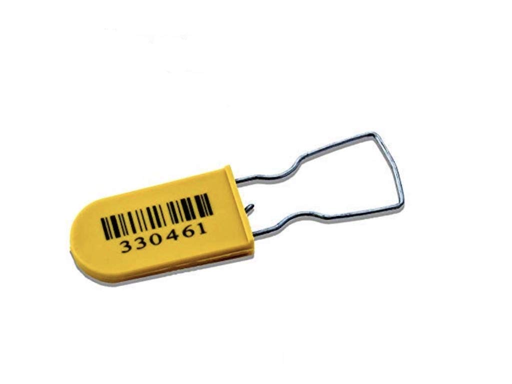 Amazon.com: Plastic Wire Padlock A Security Seal, Numbered and Barcode ...