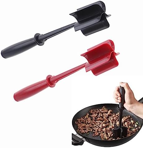 Meat Chopper, 5 Curve Blades Ground Beef Masher, Heat Resistant Meat ...