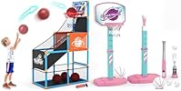 Amazon.com: Arcade Basketball Game Set Boy Toys: Indoor Basketball Hoop ...