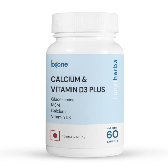 Bione Calcium & Vitamin D3 Plus - Advanced Formula for Bone Health ...