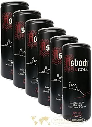Asbach und Cola 6 x 250 ml Dose inkl. 1,50 Euro DPG Pfand EINWEG ...