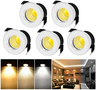 Mini Deckenspot Schrankbeleuchtung, 5 Pack Klein Mini LED ...