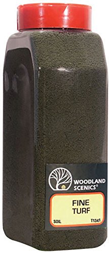 Woodland Scenics Model Railroad Landscape Fine Turf Shaker Canister ...