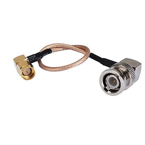 Amazon.com: 1ft Rf Coaxial Cable Terminal Connector Bnc Plug Right ...