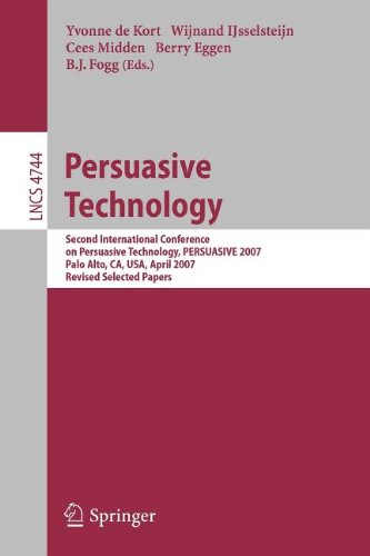 Persuasive Technology: 9783540846246: Computer Science Books @ Amazon.com