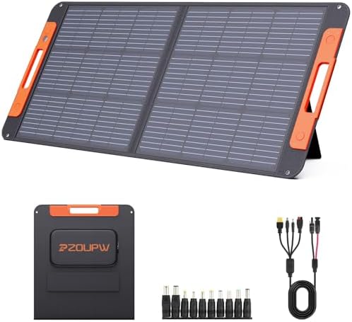 Amazon.com : 100 Watt Folding Portable Solar Panel- New Shade Stopper ...