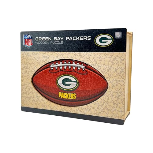 Iconic Puzzles, Green Bay Packers Crest, 100% eco-sustainable wooden ...