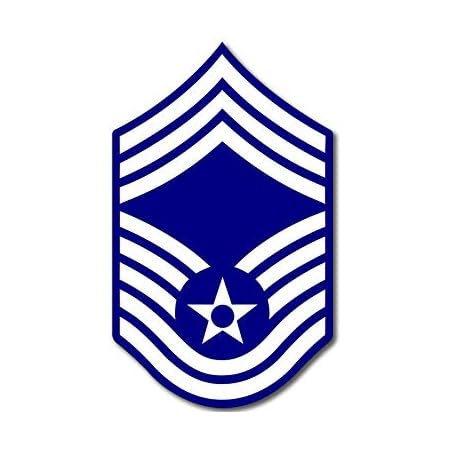 Amazon.com - US Air Force Chief Master Sergeant CMSgt Sticker (USAF Vet ...