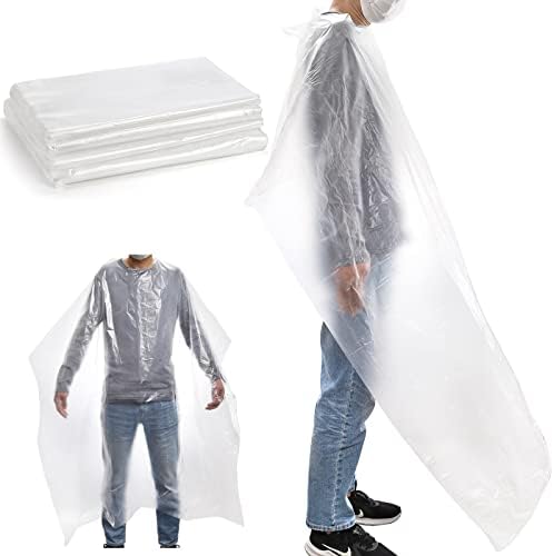 Amazon.com : Disposable Capes, Hair Cutting Cape, 100 Pieces Disposable ...