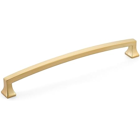 Schaub Menlo Park Collection 6 in. (152mm) Arched Pull, Signature Satin Brass - 541-SSB ...