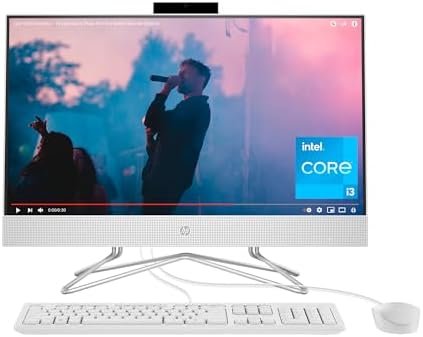 Amazon.com: HP 23.8 inch All-in-One Desktop PC, FHD Display, Intel Core ...