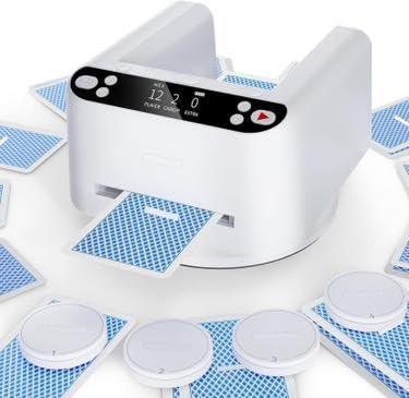 Buy BEBO CREATIONS Smart Automatic Poker Card Dealer-360 Rotating ...