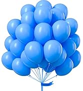 Amazon.com: PartyWoo Light Blue Balloons, 140 pcs Light Blue and ...
