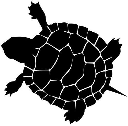 Amazon.com: Snapping Turtle Decal Sticker (Black, Mirrored), Decal ...
