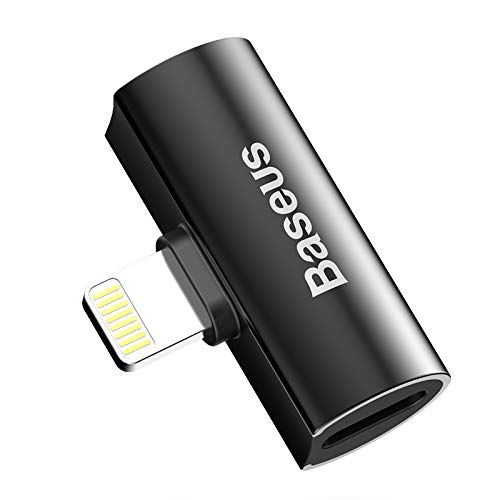Baseus Adapter L46 IP Male to Dual IP Female Audio Converter, Auxiliary ...