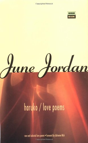 Haruko/Love Poems (High Risk Books): Jordan, June, Rich, Adrienne ...
