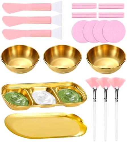 Amazon.com: 23 Pcs Esthetician Facial Supplies Tools Set, DIY Skincare ...