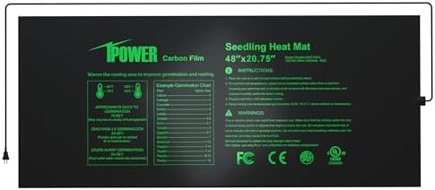 Amazon.com : iPower Seeding Heat Mat Upgraded Carbon Film Indoor Warm ...