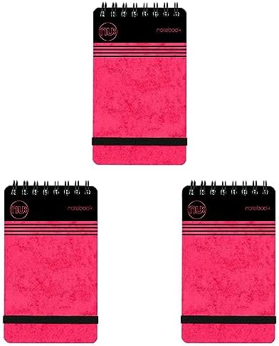 NU Notebooks - Craze Cloud Range - A7 Red Notebook - Wirebound Notebook ...
