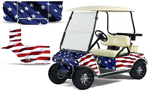 Amazon.com: AMR Racing Golf Cart Graphics kit Sticker Decal Compatible ...