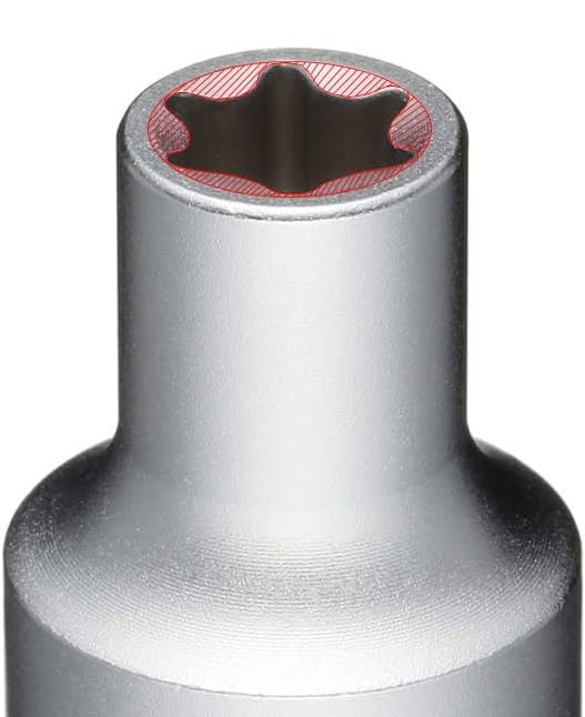 Amazon | LSLANSOON E型トルクスソケットセット 14点 星型 花型 ソケットレンチ E4 E5 E6 E7 E8 E10 E11 E12 E14 E16 E18 E20 ...