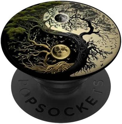Amazon.com: Yin Yang Tree of Life Funny PopSockets Standard PopGrip ...