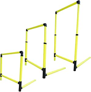 SPORTAXIS Adjustable Height Hurdle/Agility Training Hurdles for Soccer ...