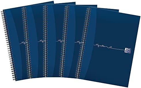 My Notes A4 Card Cover Wirebound Notebook Ruled with Margin and ...