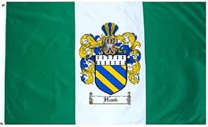Amazon.com : Hank Family Crest / Coat of Arms Flag. Large 3 ft. x 5 ft ...