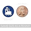 Amazon.com : Train Birthday Party Stickers - All Aboard The Birthday ...