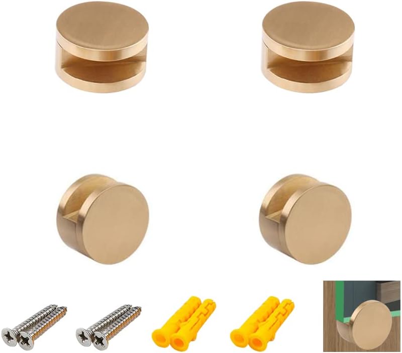 Amazon.com: 4Pcs Mirror Glass Clips Aluminum Glass Shelf Clamp Mirror ...