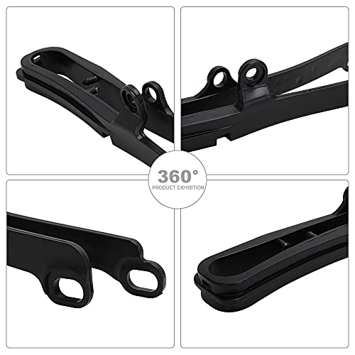 Snapklik.com : Motorcycle Black Plastic Chain Slider Guide Protector ...