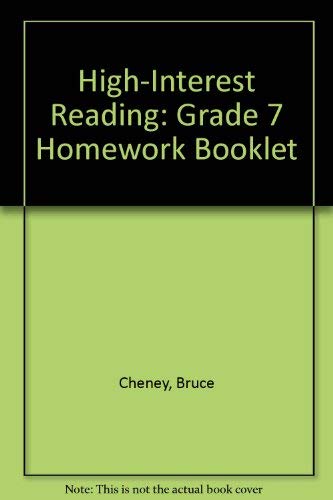 Amazon | High-Interest Reading: Grade 7 Homework Booklet | Cheney ...