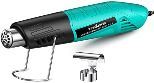 Mini Heat Gun, 300W Portable Heat Gun for Crafts, Fast Heating Handheld ...