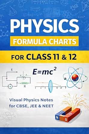 Amazon.co.jp: Physics Formula & Diagram Charts for Class 11 & 12 ...