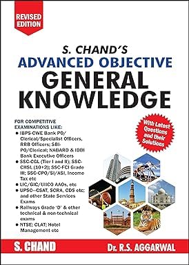 ADVANCED OBJECTIVE GENERAL KNOWLEDGE REVISED EDITION 2020 BY R S ...
