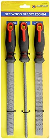 3PC RASP File Set Round Flat Half Round Wood Metal Filling DIY ...