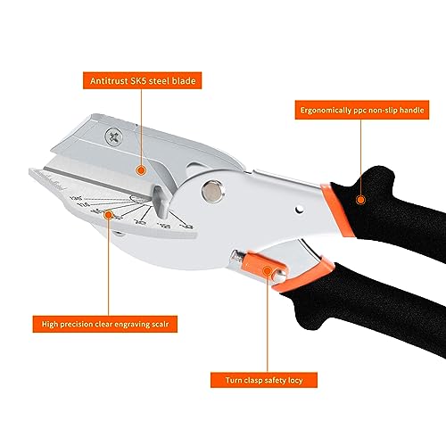 FLORA GUARD Miter Shears – 45 to 135 Degree Multi Angle Trim Cutter ...