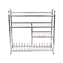 Buy Vidya Steels Medium Stainless Steel Plate Rack For Kitchen (30X30 ...