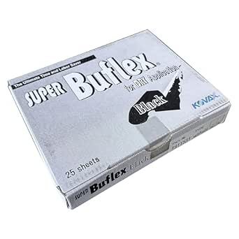 Amazon | コバックス スーパーバフレックス ブラック/KOVAX SUPER Buflex Black（25枚入） | 紙ヤスリ