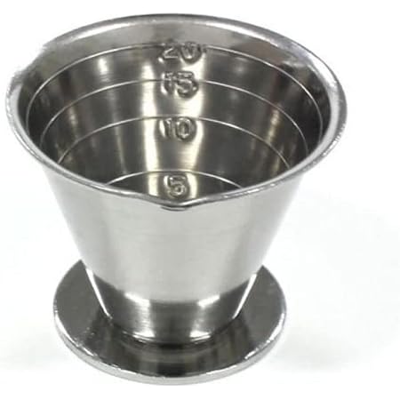 Buy ECHO! Mini Stainless Steel Oil Measuring Cup Measure Power and ...