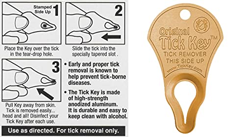 The Original Tick Key - Tick Detaching Device - Portable, Safe and ...