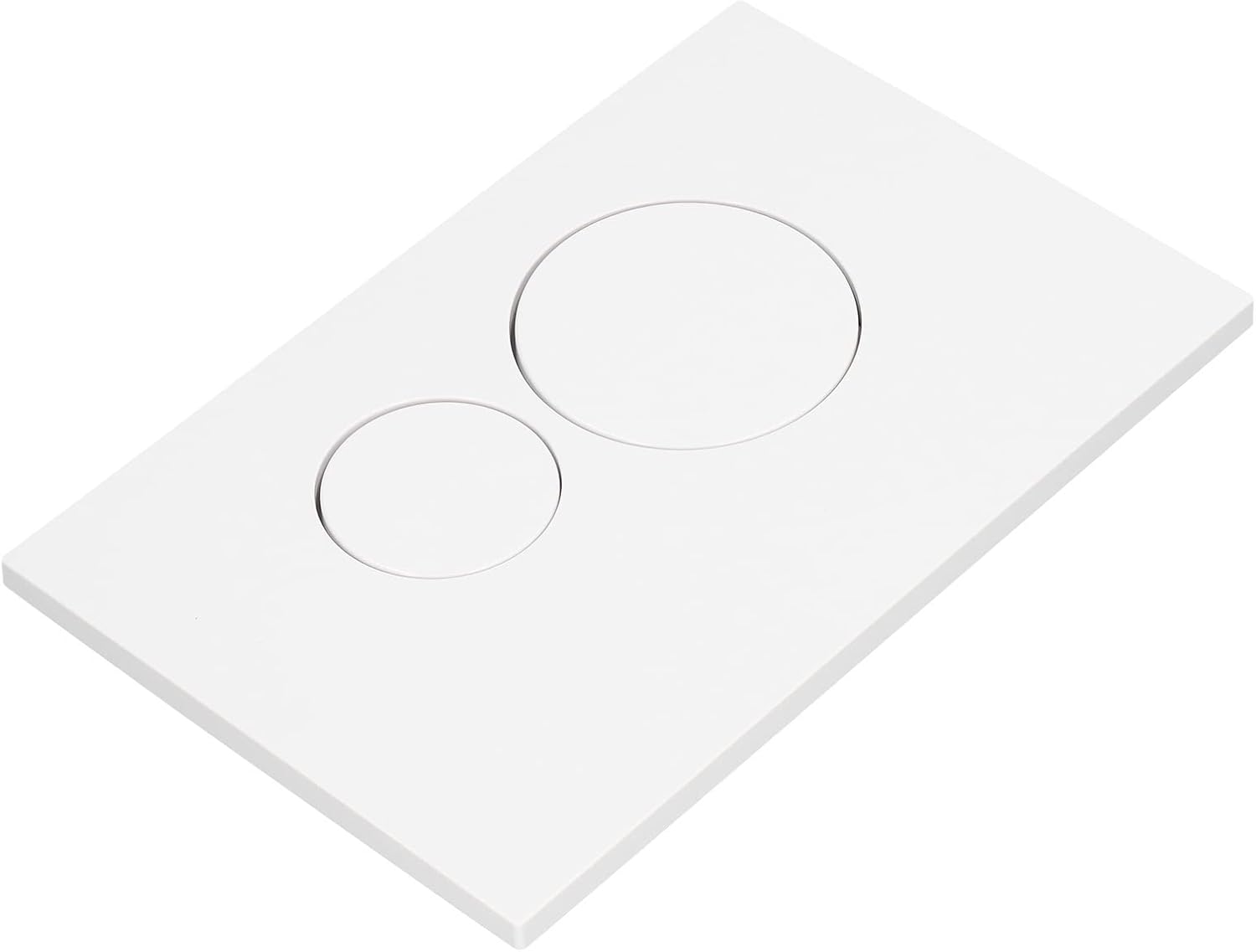 Zerodis Toilet Water Tank Panel ABS Squared Dual Flush Dual Flush ...