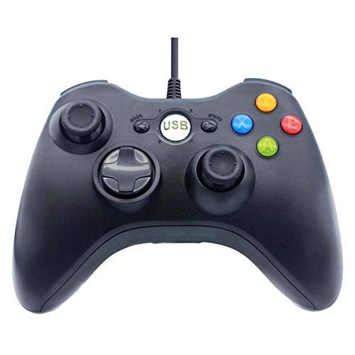 Amazon.com: BRHE Wired USB PC Game Controller Dual Vibration Shock ...