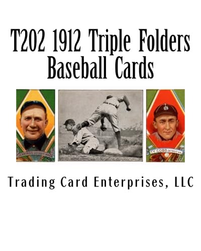 T202 1912 Triple Folders Baseball Cards: Trading Card Enterprises LLC ...