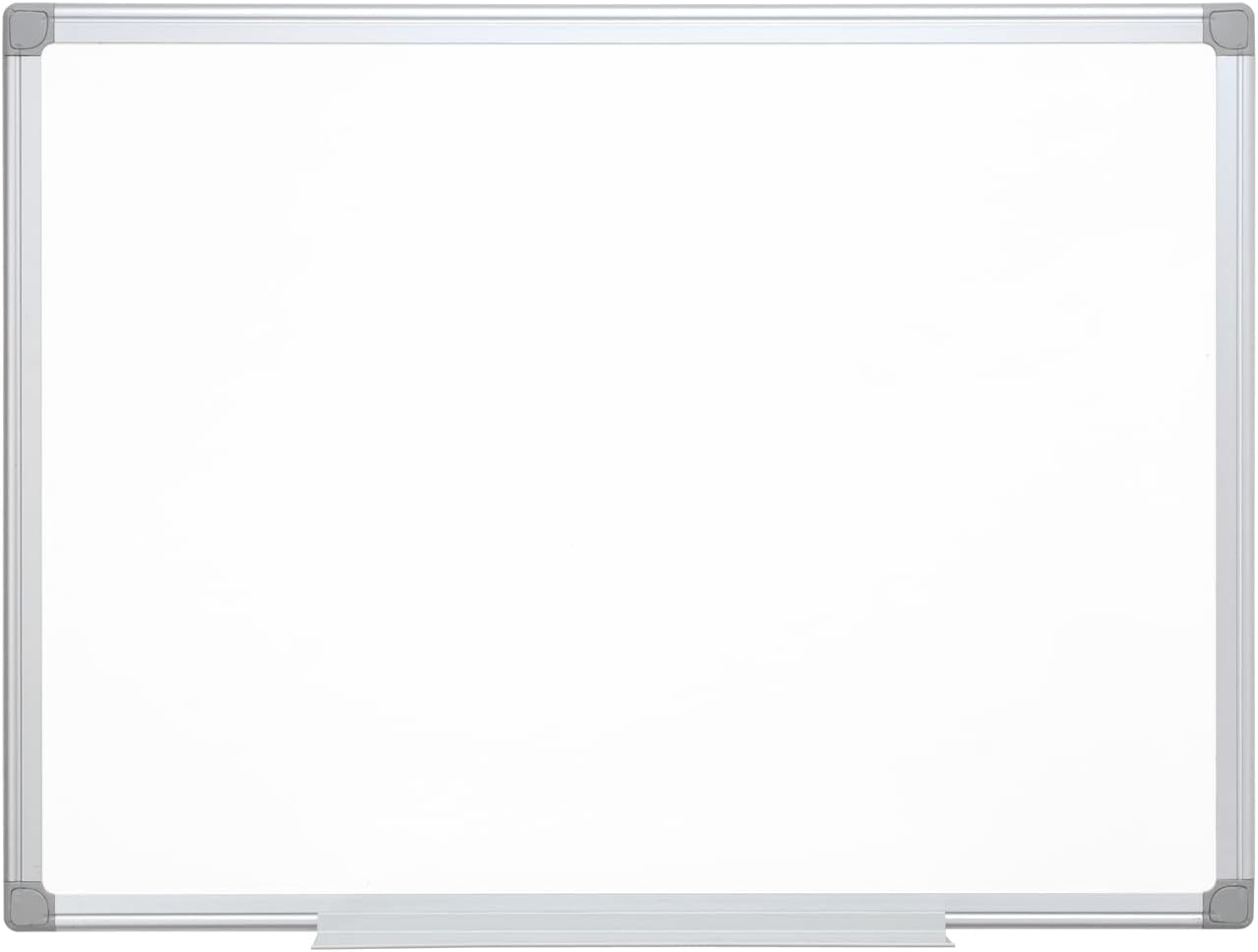 Q-Connect Aluminium Frame Whiteboard 900x600mm : Amazon.co.uk ...