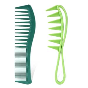 Amazon.com : 2 Pcs Big Comb Wide Tooth Extra Wide Tooth Combs for Curly ...